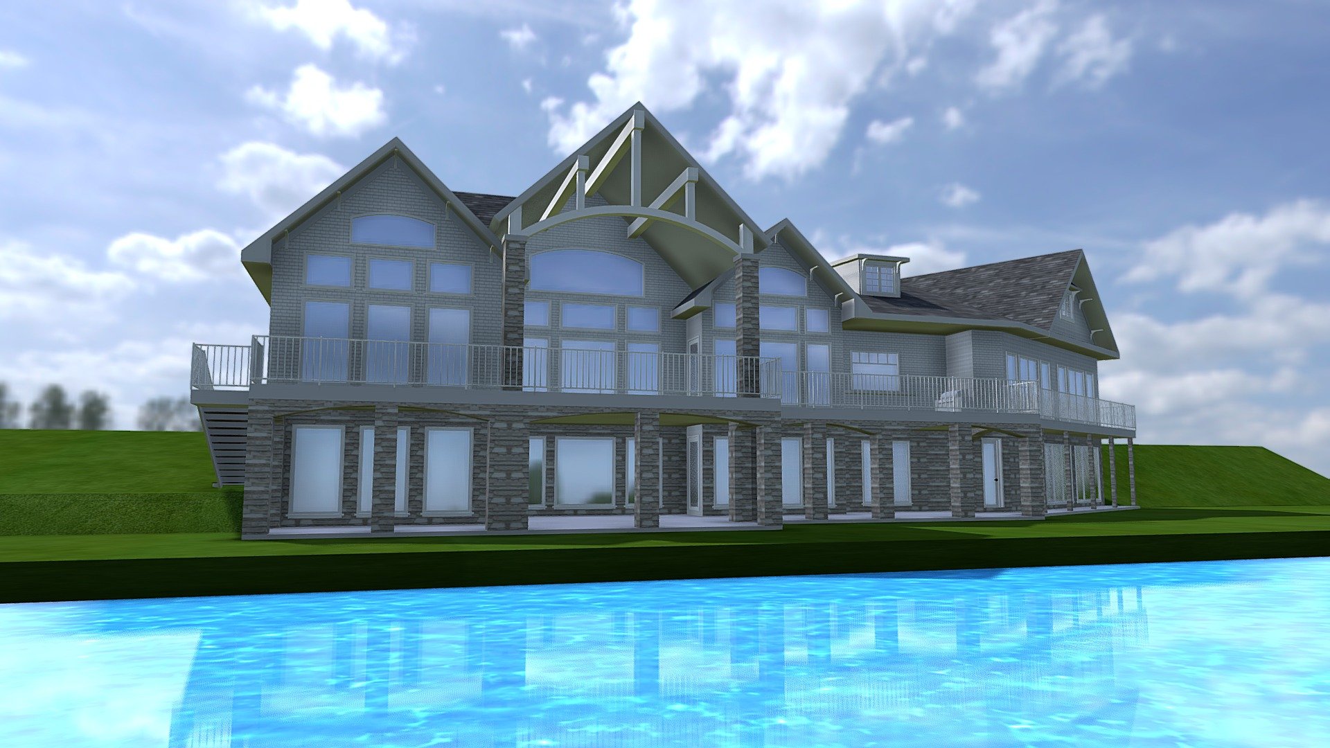 Simchon - 360 spin model of 3D house - 3D model by Render3DQuick ...