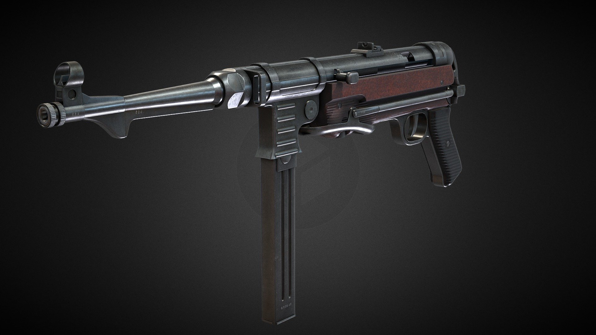 MP40 - 3D model by Marat_Babarykin [bc865ca] - Sketchfab