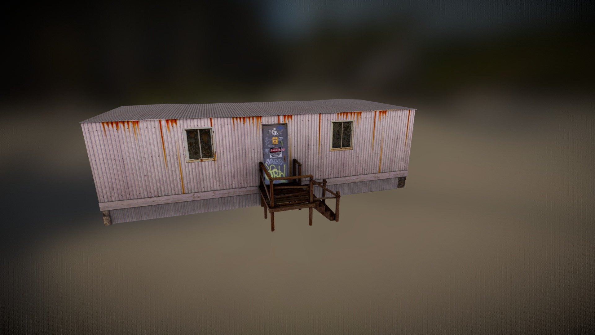 Metal Shack - 3D model by hatim_ashraf [bc89a1f] - Sketchfab