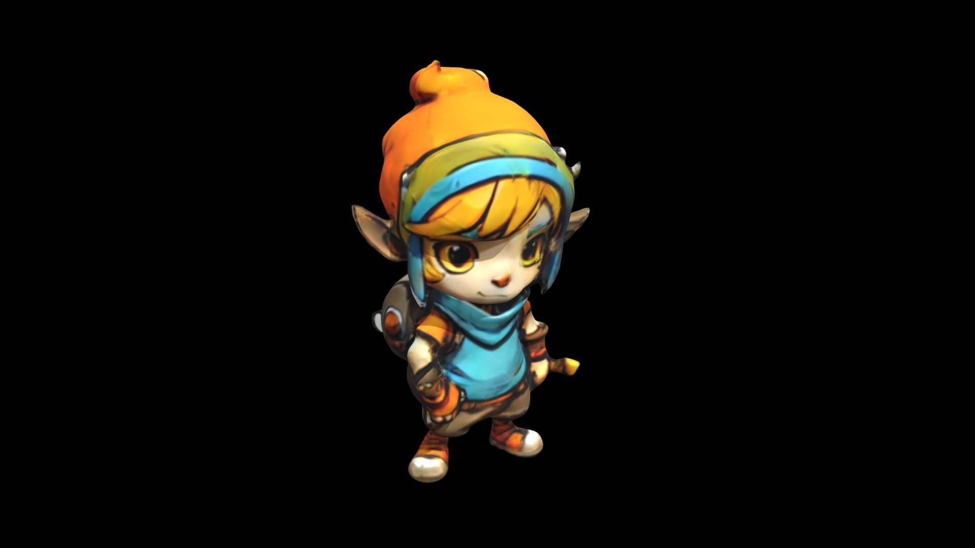 "Portrait of a Link Sprite from The Legend of Ze - Download Free 3D ...