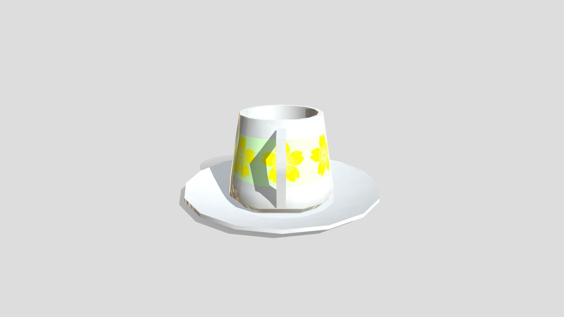 Low Poly Cup - Download Free 3D model by Marek_Grz [bc8b43f] - Sketchfab