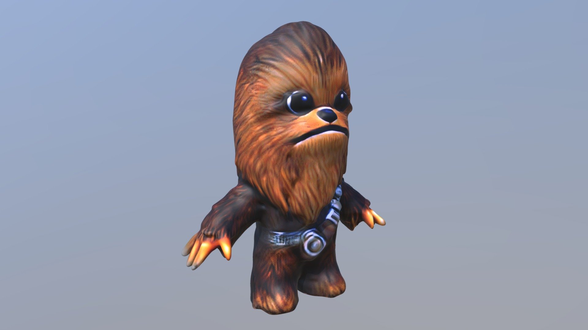 chibi chewbacca - Download Free 3D model by vicente betoret ferrero ...