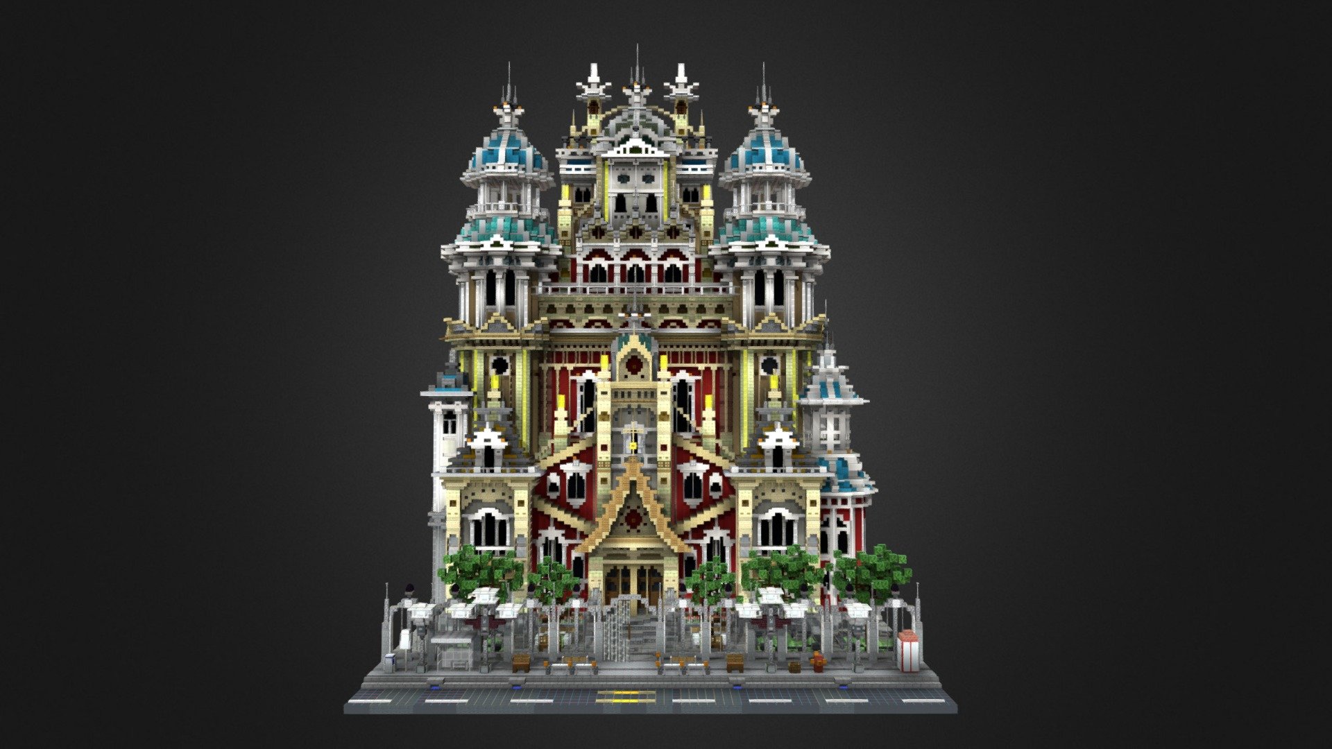 Royal palace - 3D model by igonomic [bc8d7e7] - Sketchfab