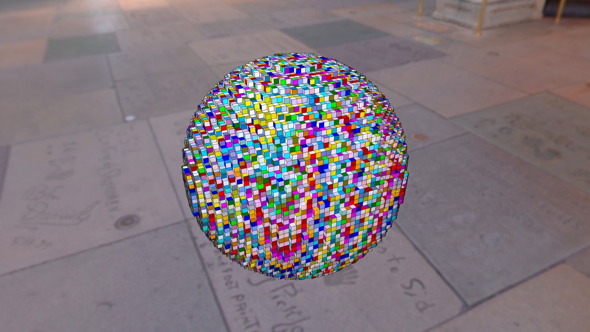 Approximation of sphere using Minecraft blocks - Download Free 3D model ...