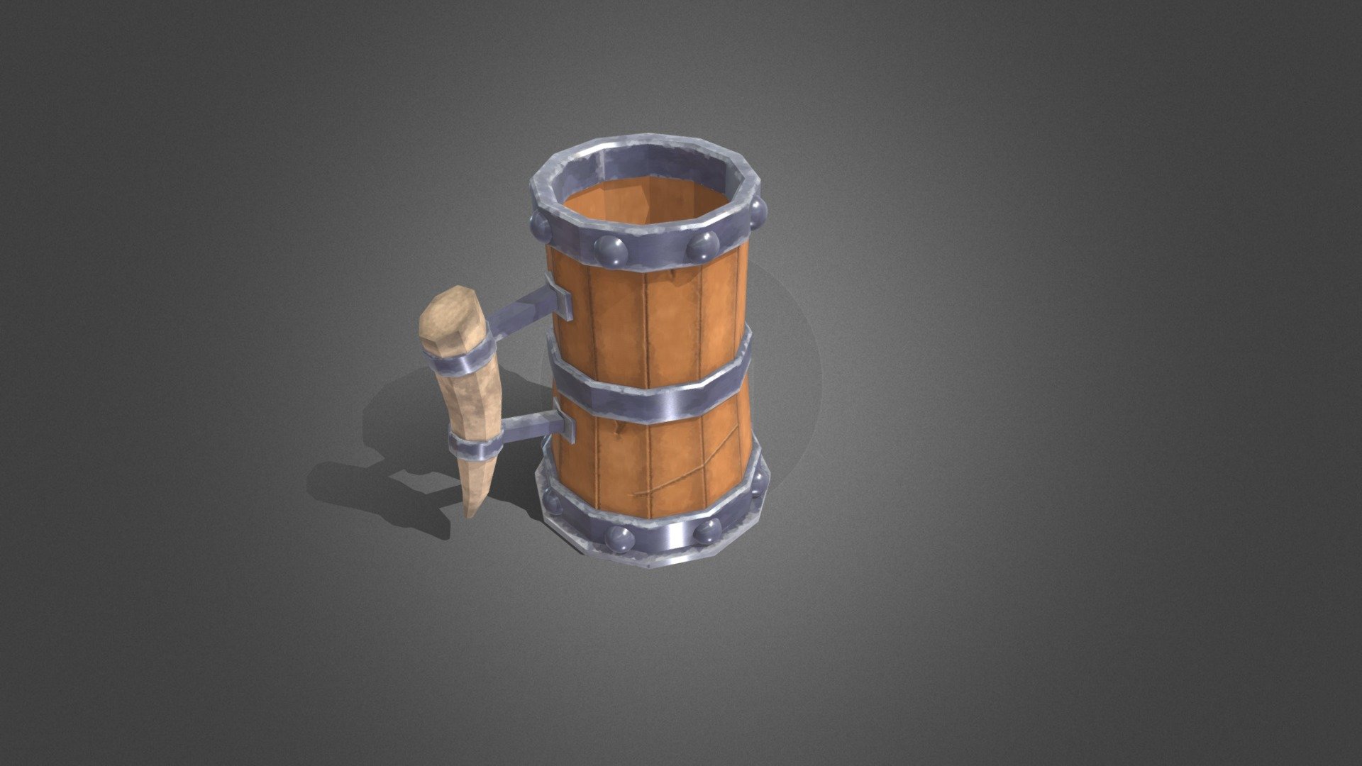 Stylised Handpainted Tankard - Download Free 3D model by Michael Gordon ...