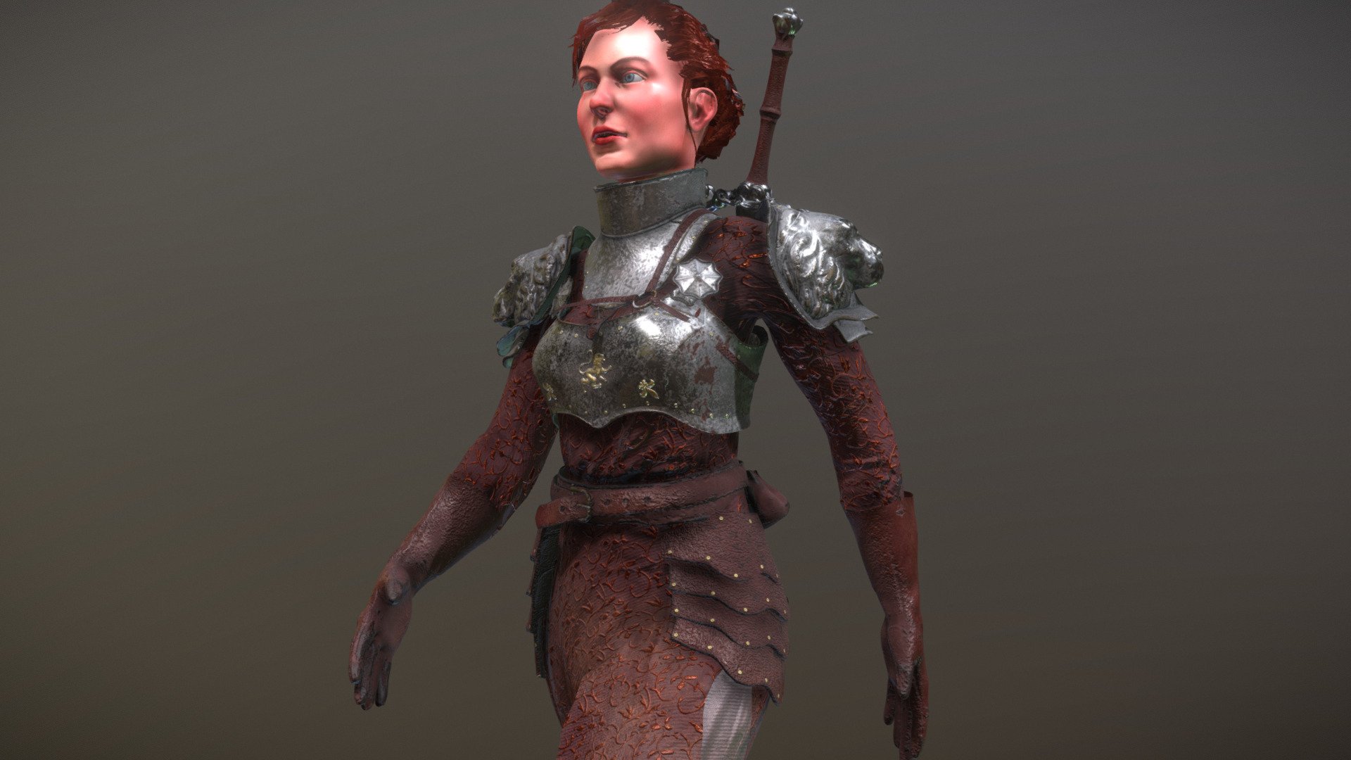 Knight of Roses - 3D model by Jonas Steinberg (@hoodboy) [bc8ff92 ...