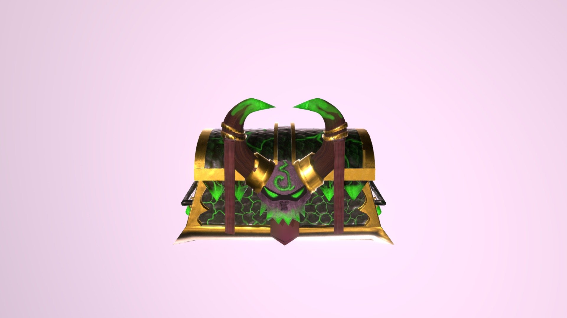Demon Hunter Treasure Chest - Download Free 3D model by Sarah Benyona ...