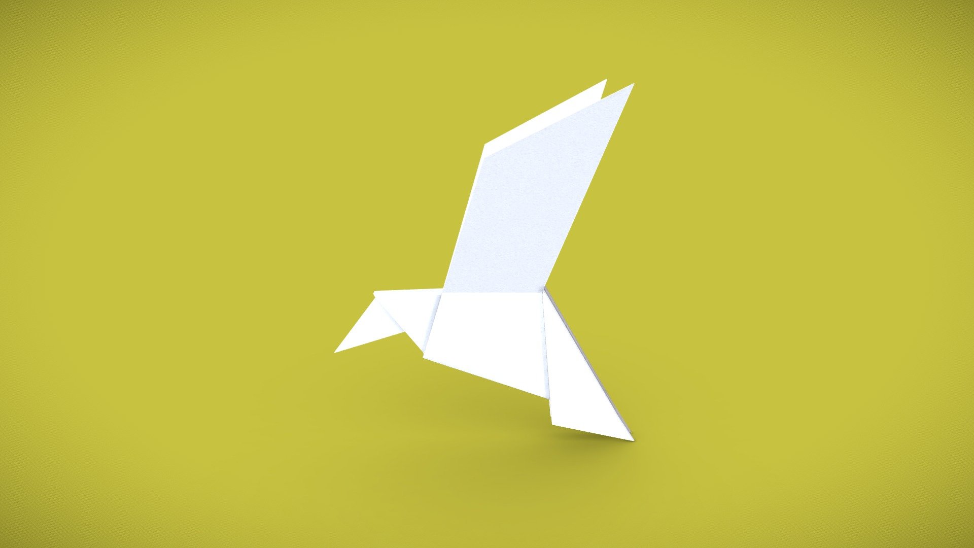 Paper Bird Asset - Download Free 3D model by WaajaaH [bc91cda] - Sketchfab