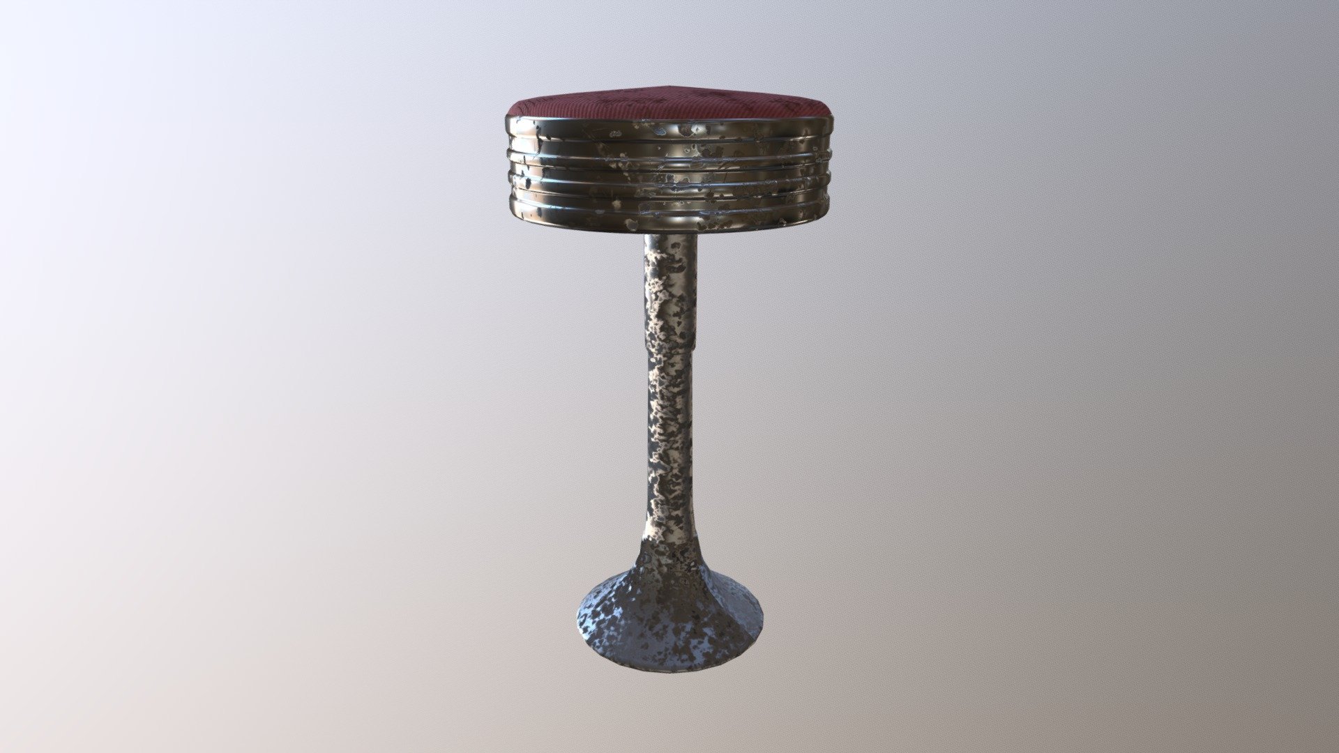 Diner stool - 3D model by julienwd [bc9293e] - Sketchfab