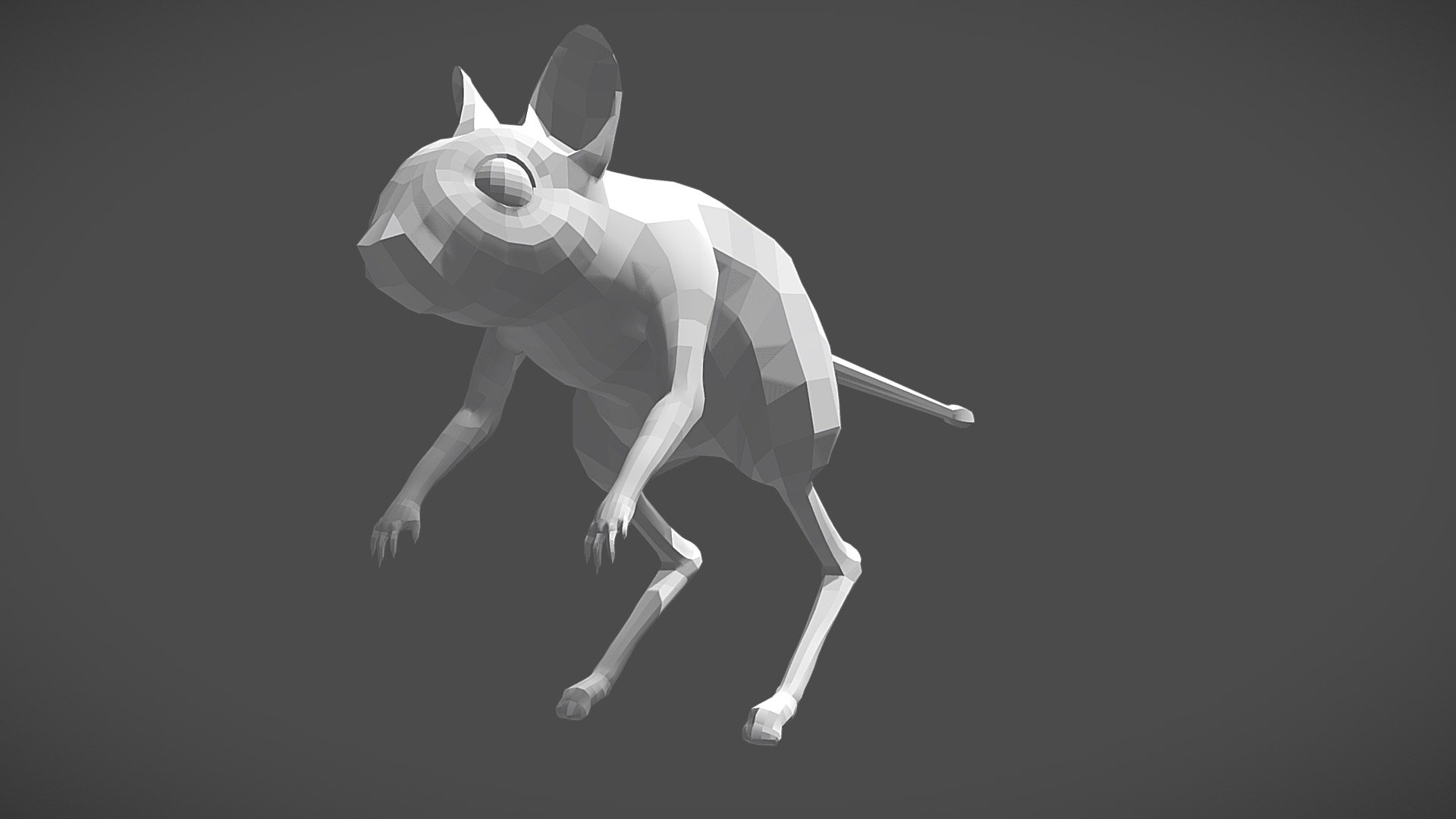 Jerboa/Kangaroo Mouse (Low Res) - 3D model by Giovanna Amorim (@gamorim ...