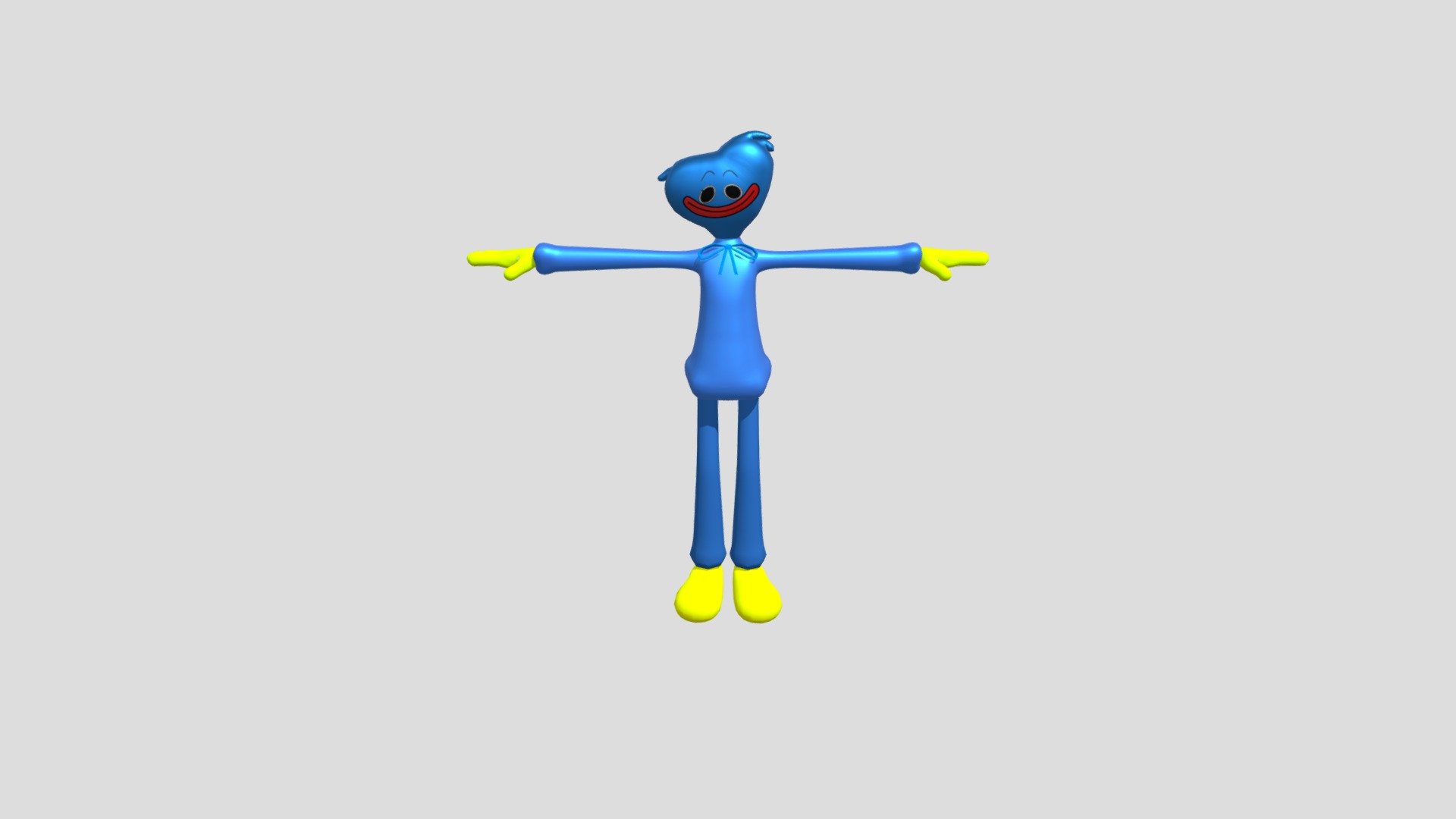 cartoon-huggy-wuggy - 3D model by rafa3425 (@guto3129) [bc953db] - Sketchfab