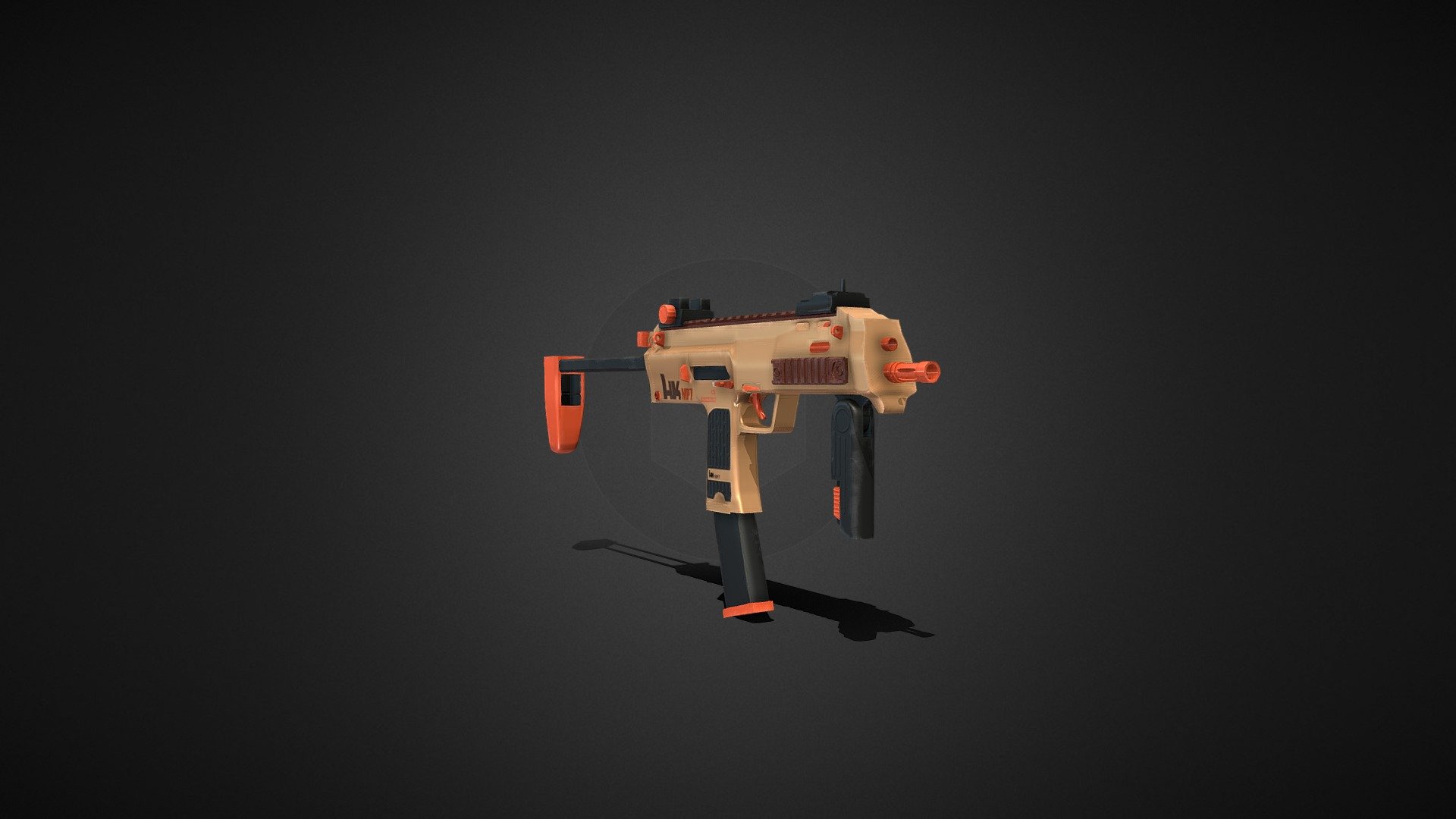 Heckler & Koch MP7 - Download Free 3D model by OscarContrerasLithgow ...