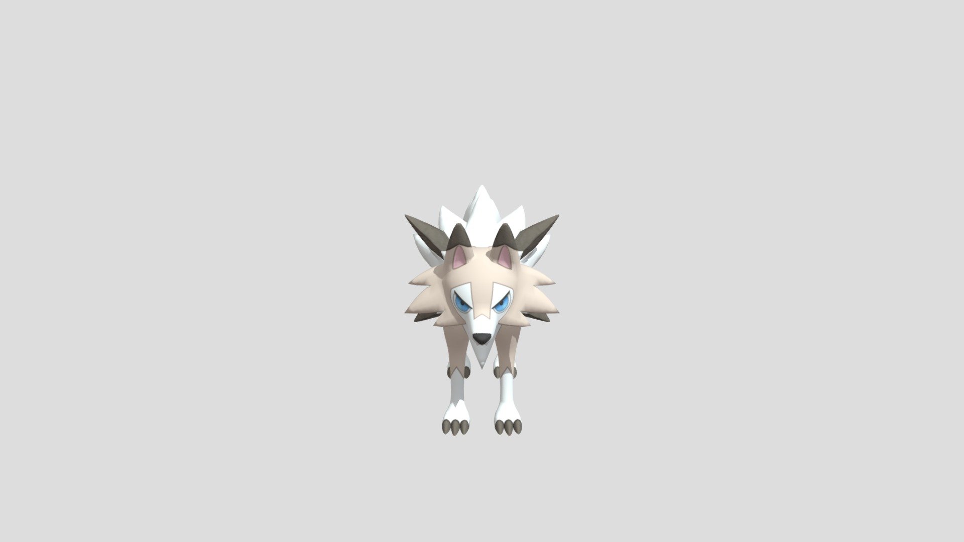Lycanroc Midday - 3D model by Alexreyhurt [bc9869f] - Sketchfab