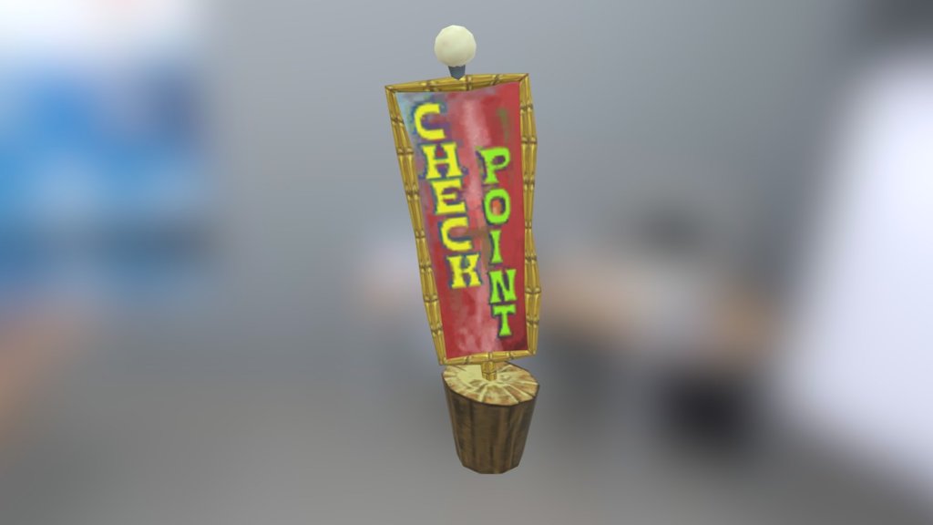 Checkpoint - 3D model by Luke Steel (@luke.steel) [bc98e3a] - Sketchfab