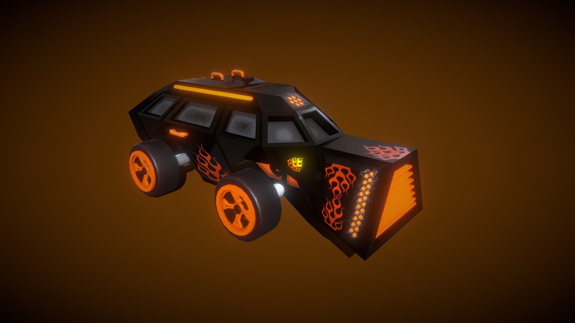 Hot Rod Box Car - 3D model by InFireKnight [bc9ac71] - Sketchfab