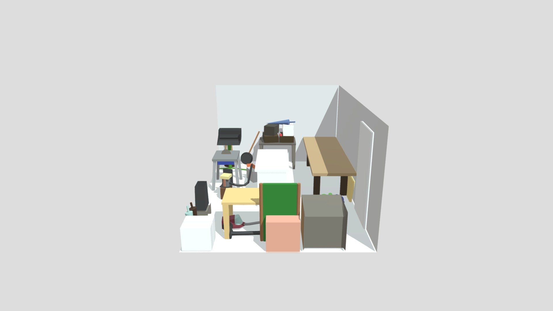 Garage - 3D model by charles303 [bc9c93f] - Sketchfab