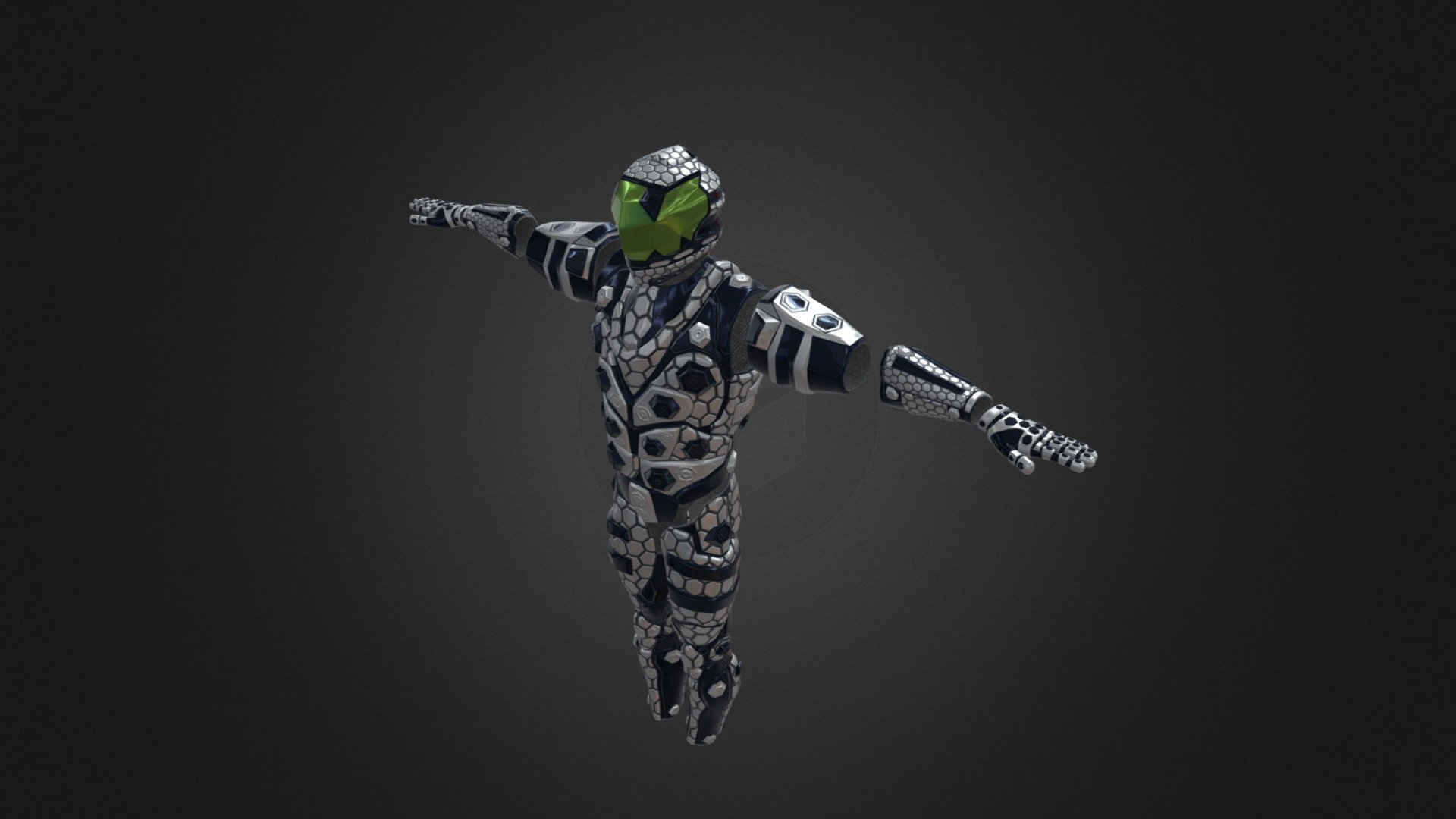 Sci-Fi HeavyMetal Armor - 3D model by Enigma Arts (@EnigmaArts ...