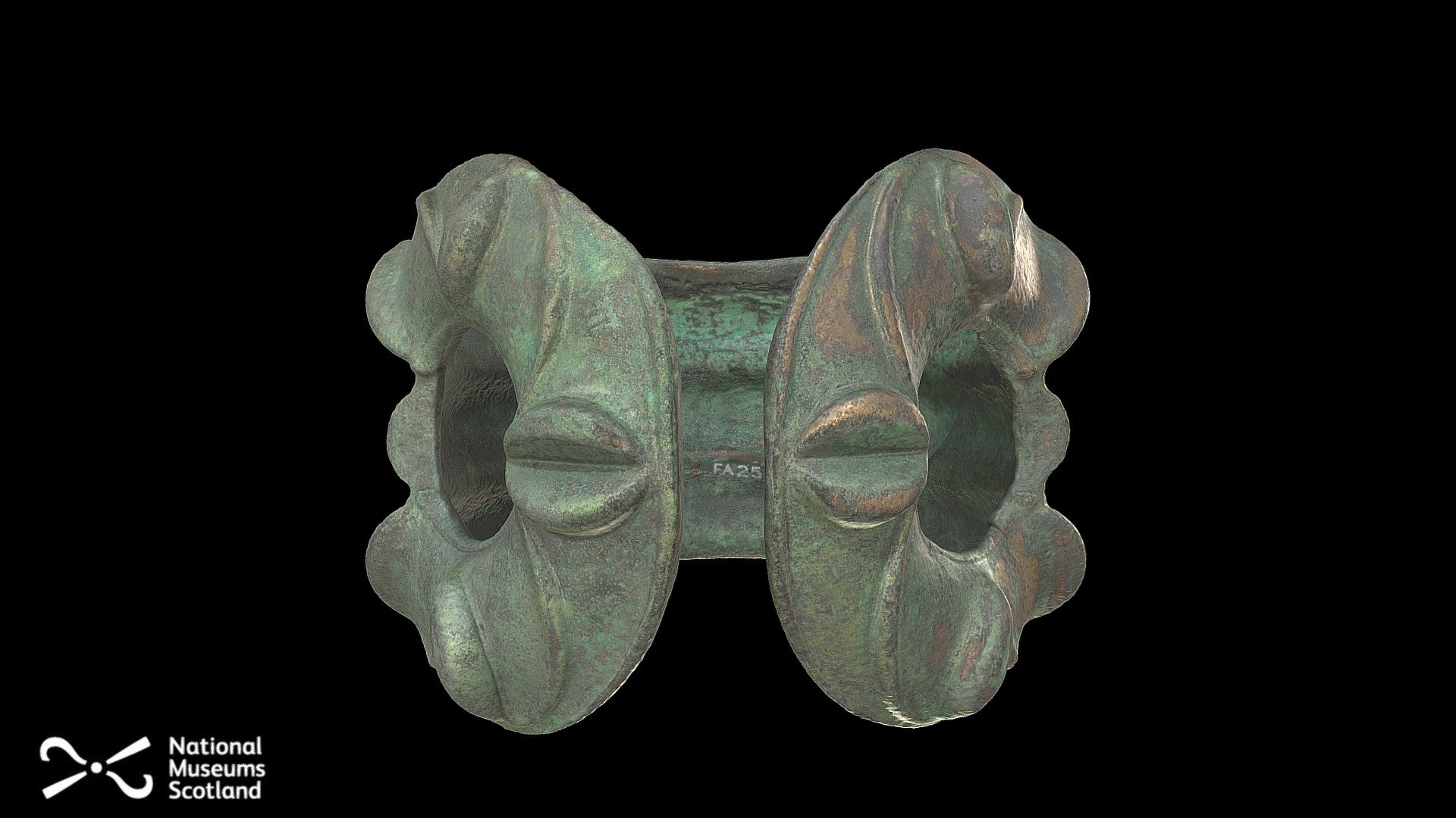 Massive Bronze Armlet, Stanhope, Scotland - 3D model by National ...