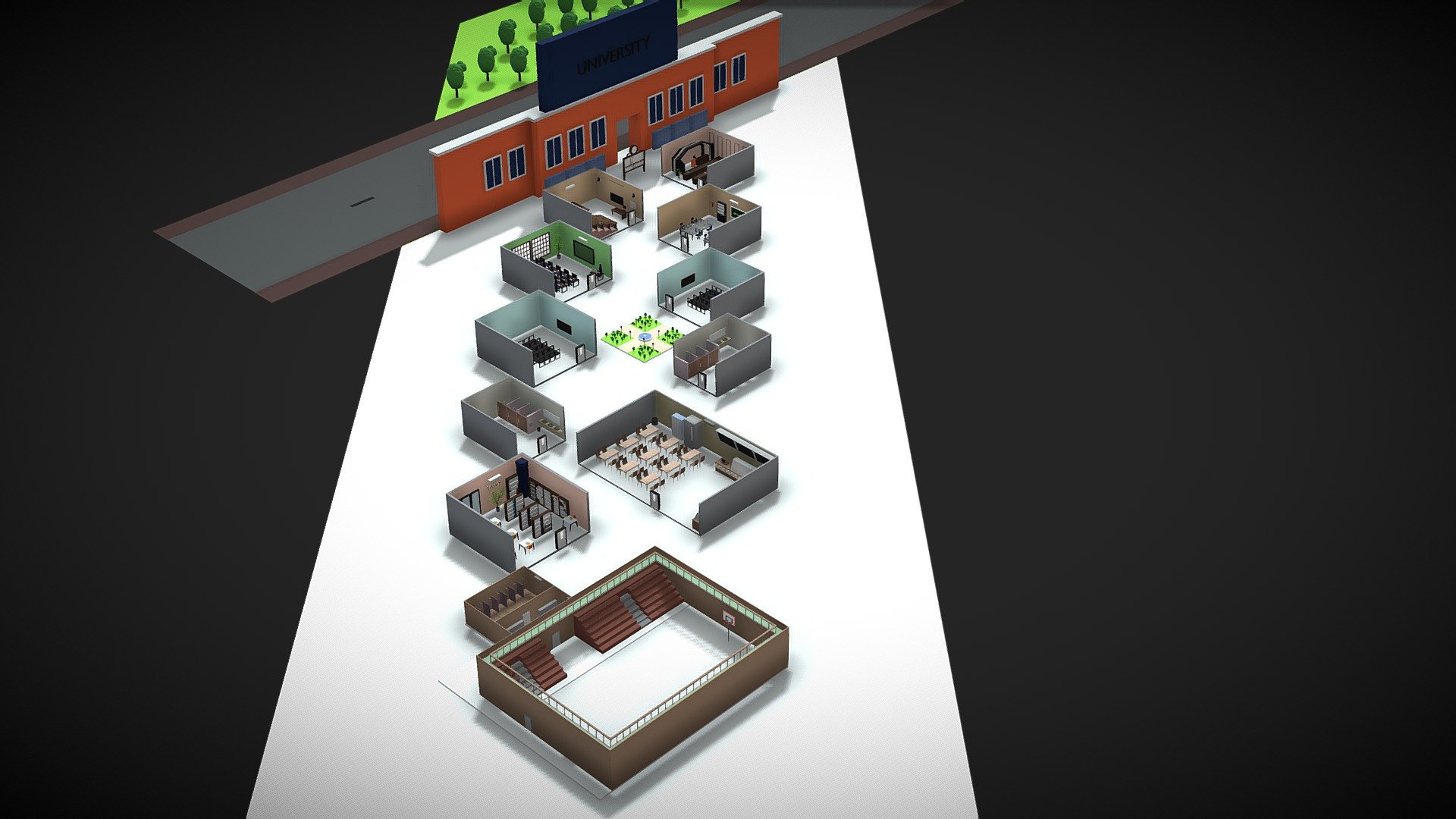 Metauniversity - 3D model by Artelier3d [bc9eeb6] - Sketchfab