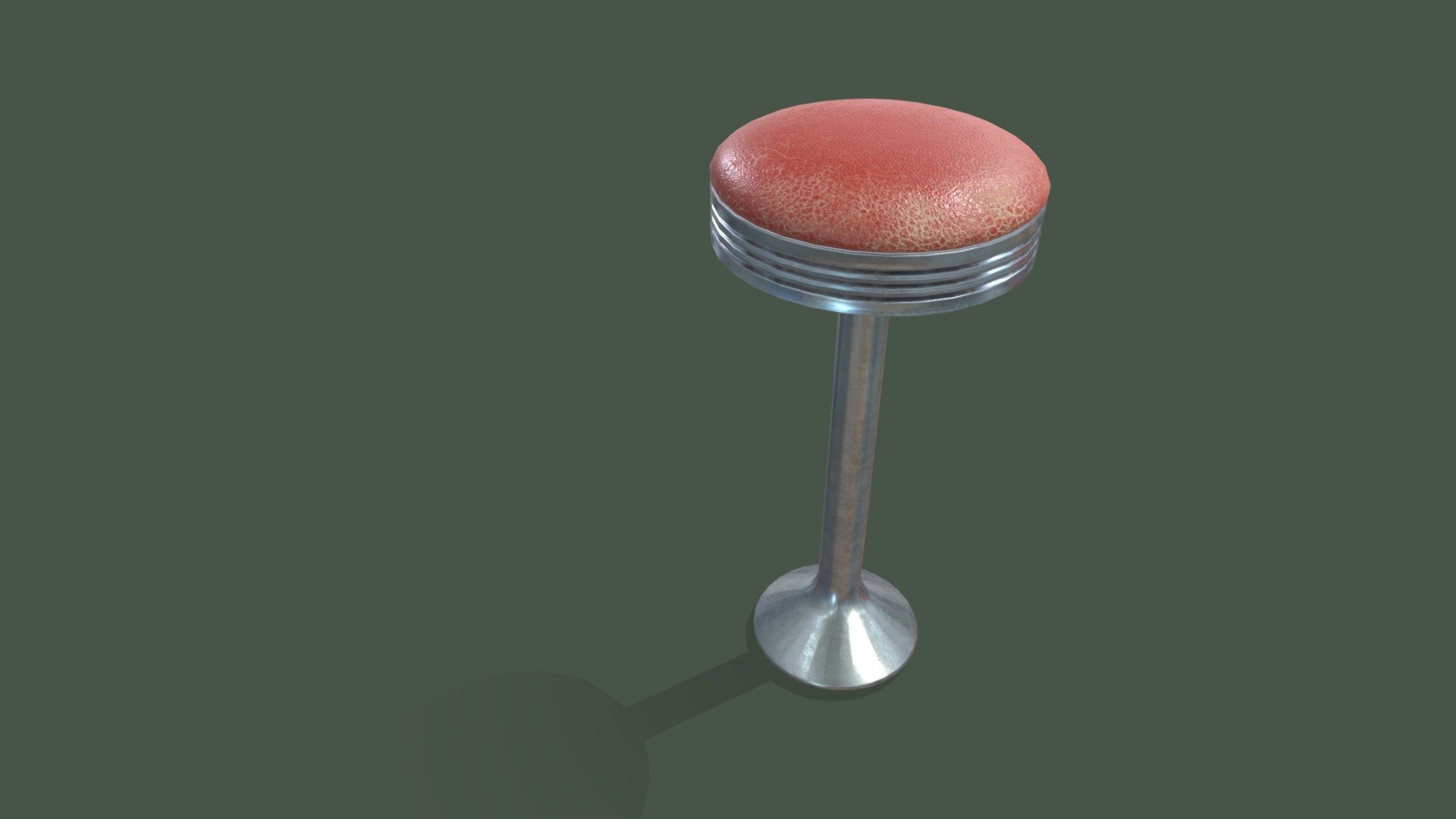 American Diner - Fixed Bar Stool - 3D model by JamesDawson (@JamBoink ...