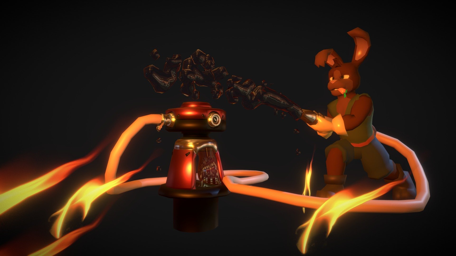 Fight The Fire! - 3D model by Roghroo [bc9f3ac] - Sketchfab