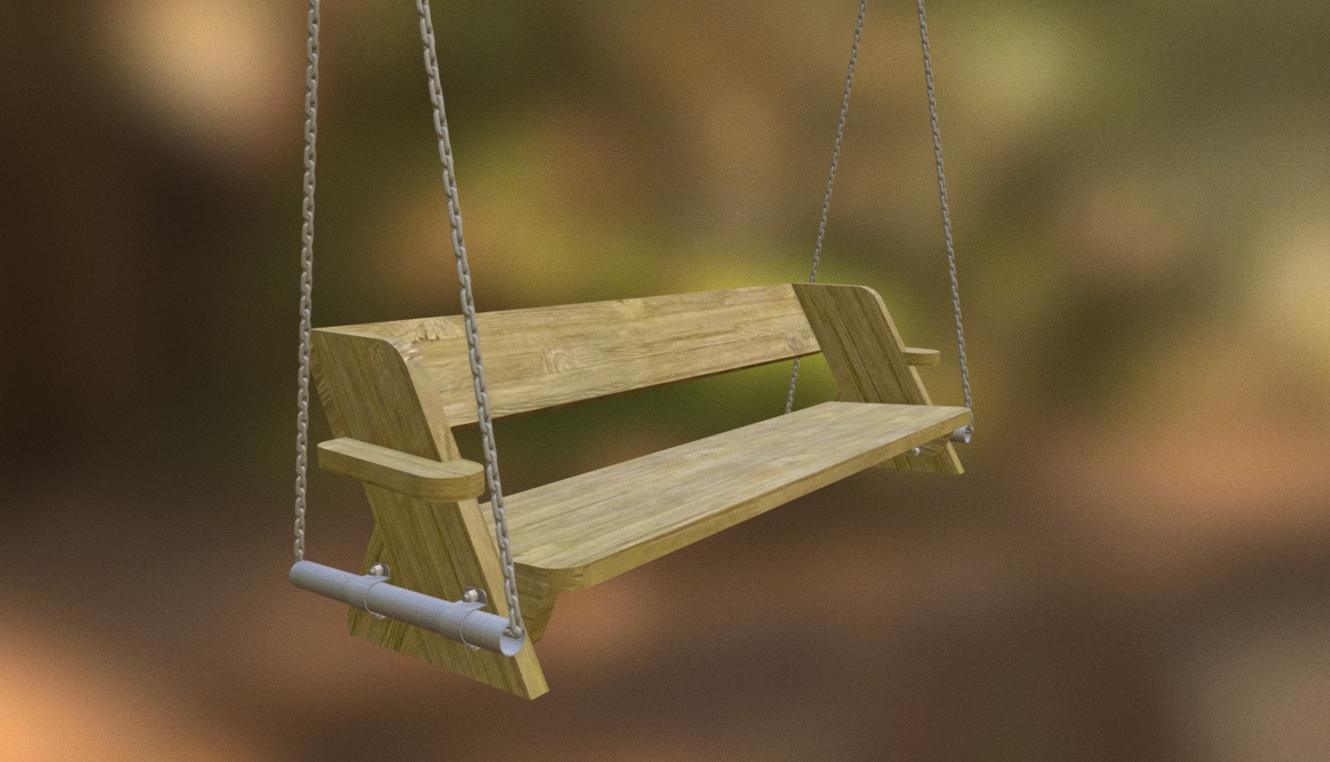 Swing Bench - 3D model by Mr Plank (@ttwoodwork) [bca0d76] - Sketchfab