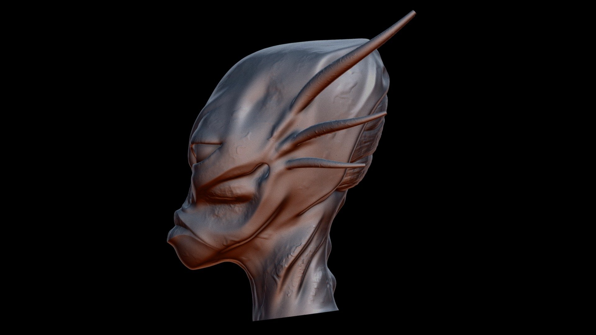 Monster Woman Head Sculpt STL - Download Free 3D model by SonicVisual ...