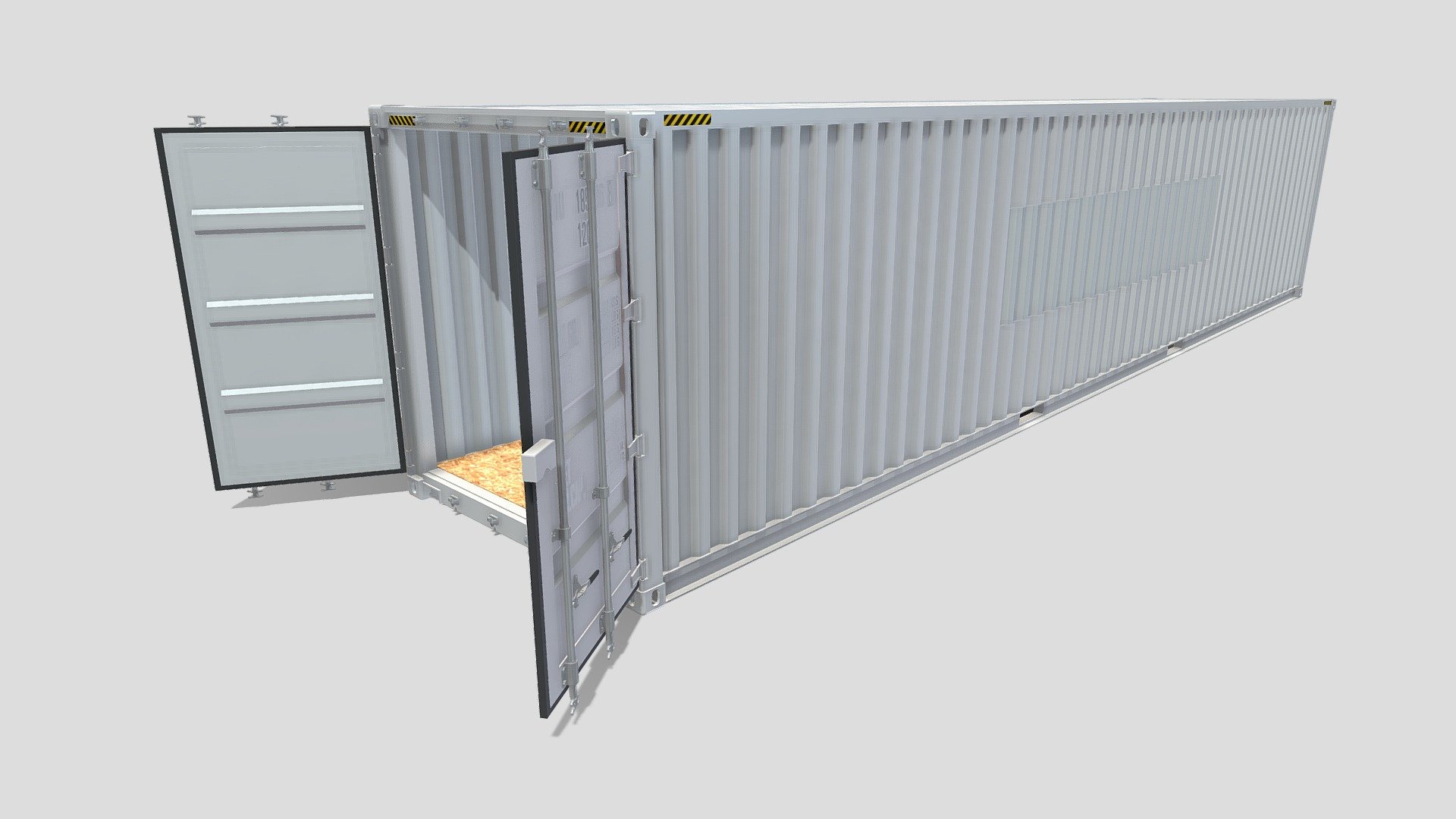 40ft Shipping Container PO Nedlloyd v1 - Buy Royalty Free 3D model by ...