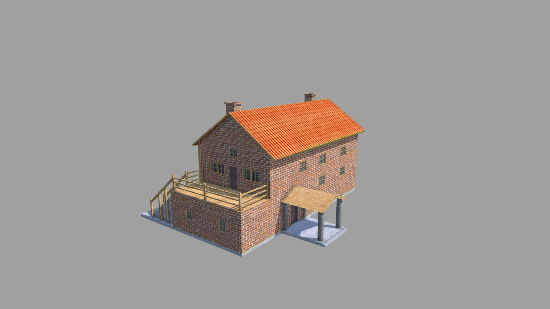 Photo House Texture (no normal map/spec map) - 3D model by Headquarters ...