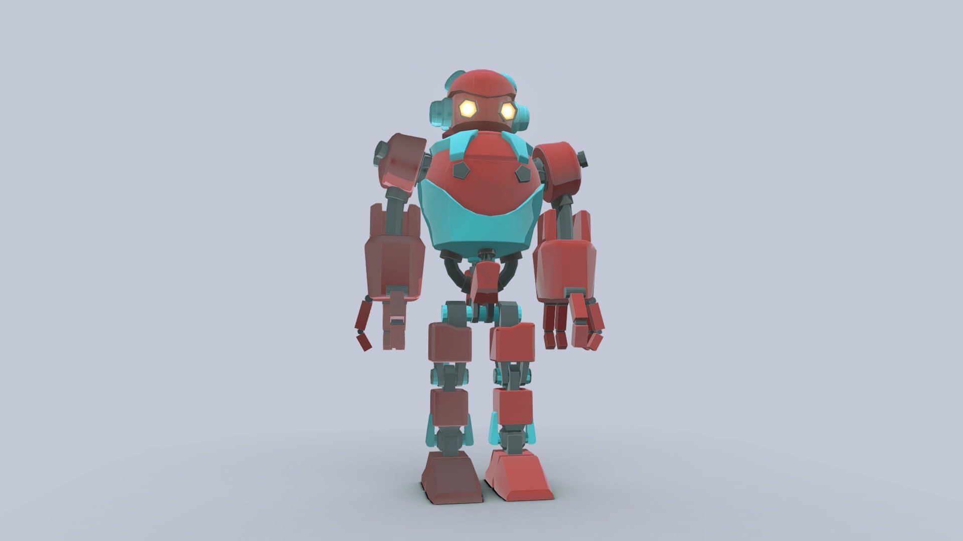 Geometric Robot Model - 3D model by russelllaw [bca3253] - Sketchfab