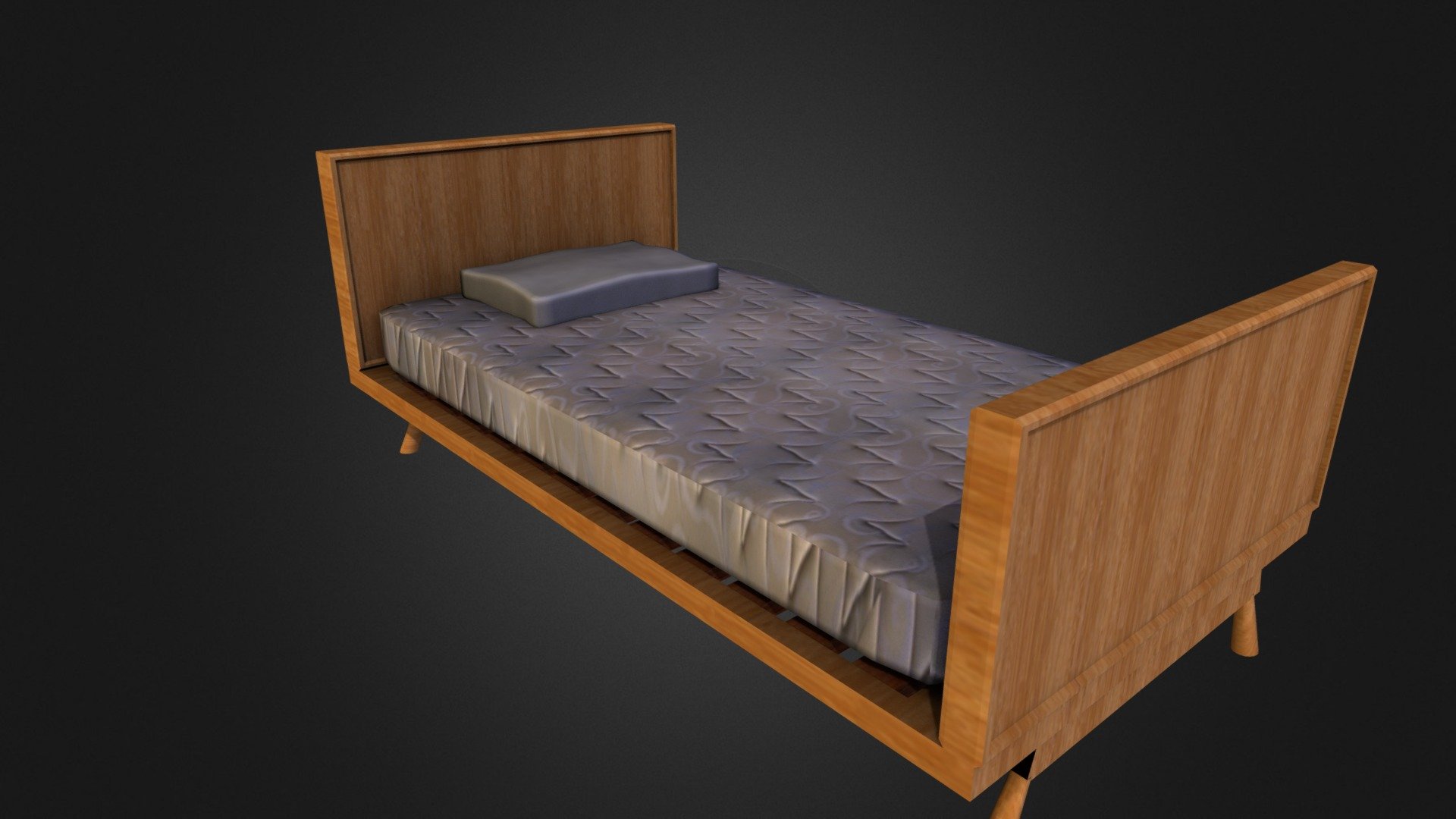 Bed - 3D model by 76b406d1cafebf6d5b [bca38d4] - Sketchfab