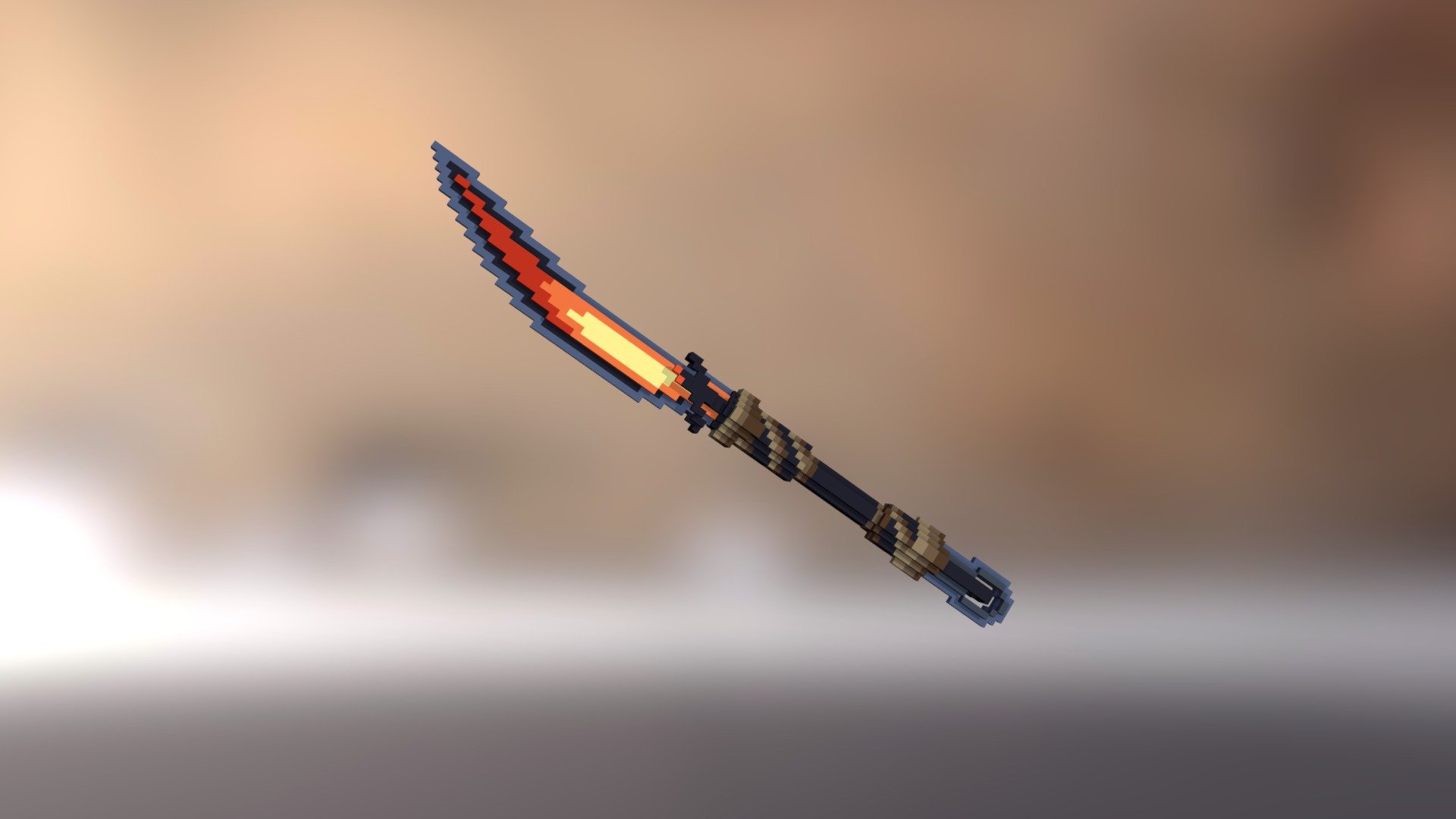 Sword of Fire - 3D model by Robert B (@robert.burik) [bca41fc] - Sketchfab