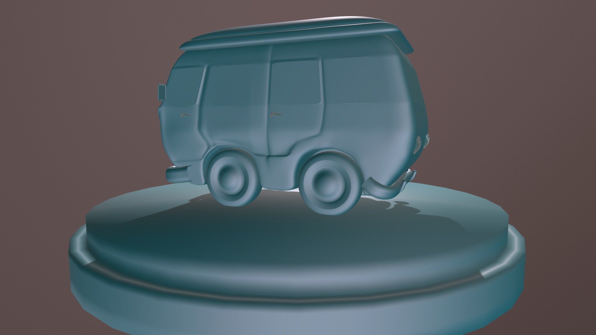 Volkswagen vintage van [Simple] - 3D model by Marina Po (@otherside_m ...