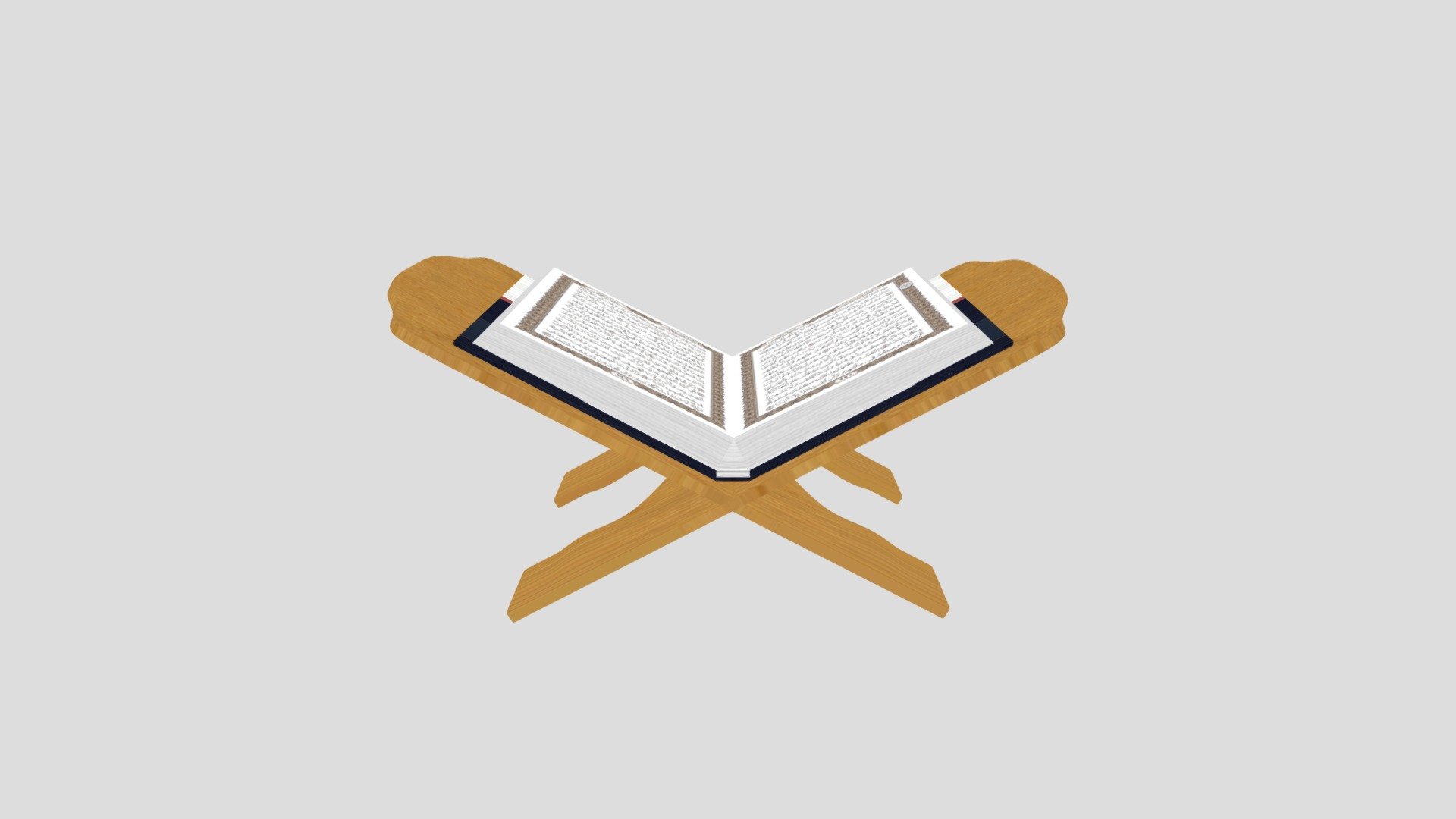 Al Quran - Download Free 3D model by ikhsanime321 [bca760d] - Sketchfab