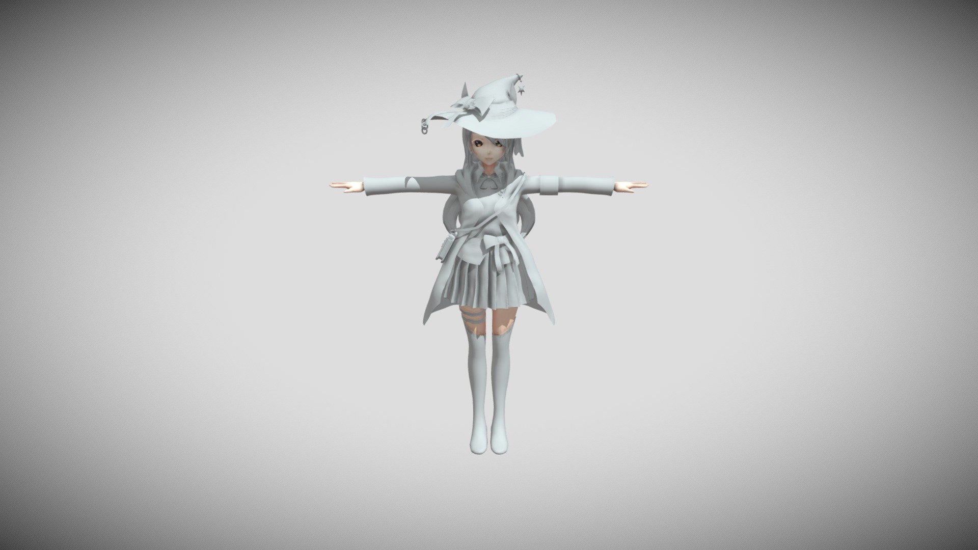 Witch Style Anime - Download Free 3D model by neutralize (say thanks ...