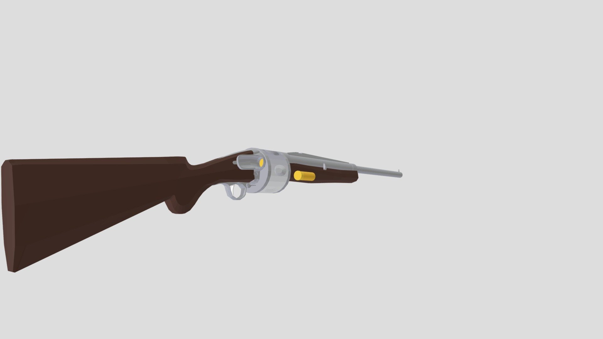 Lowpoly Becker Revolving shotgun - Download Free 3D model by dudeperson [bca9cdd] - Sketchfab
