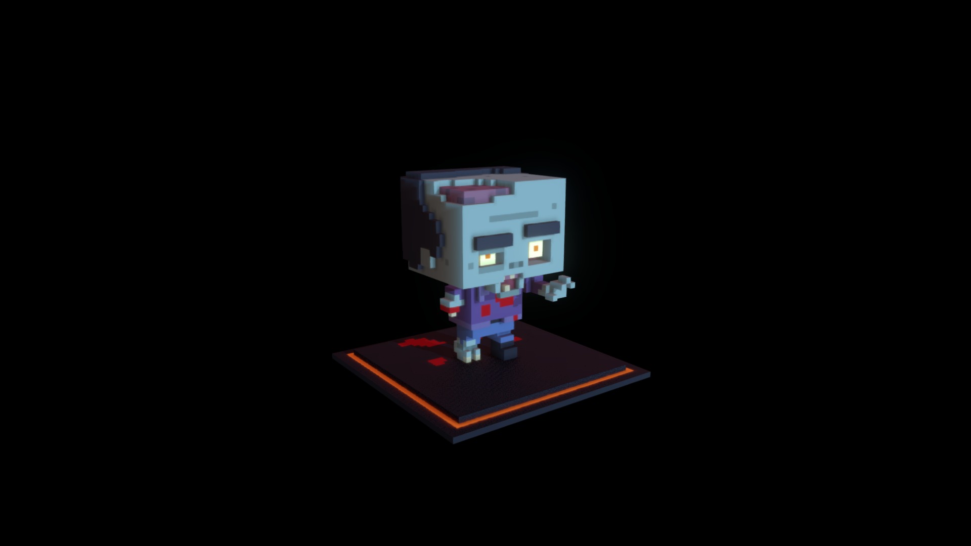 Blocktober2018 31 Zombie - 3D model by Mike.Nicholson [bcaa099] - Sketchfab