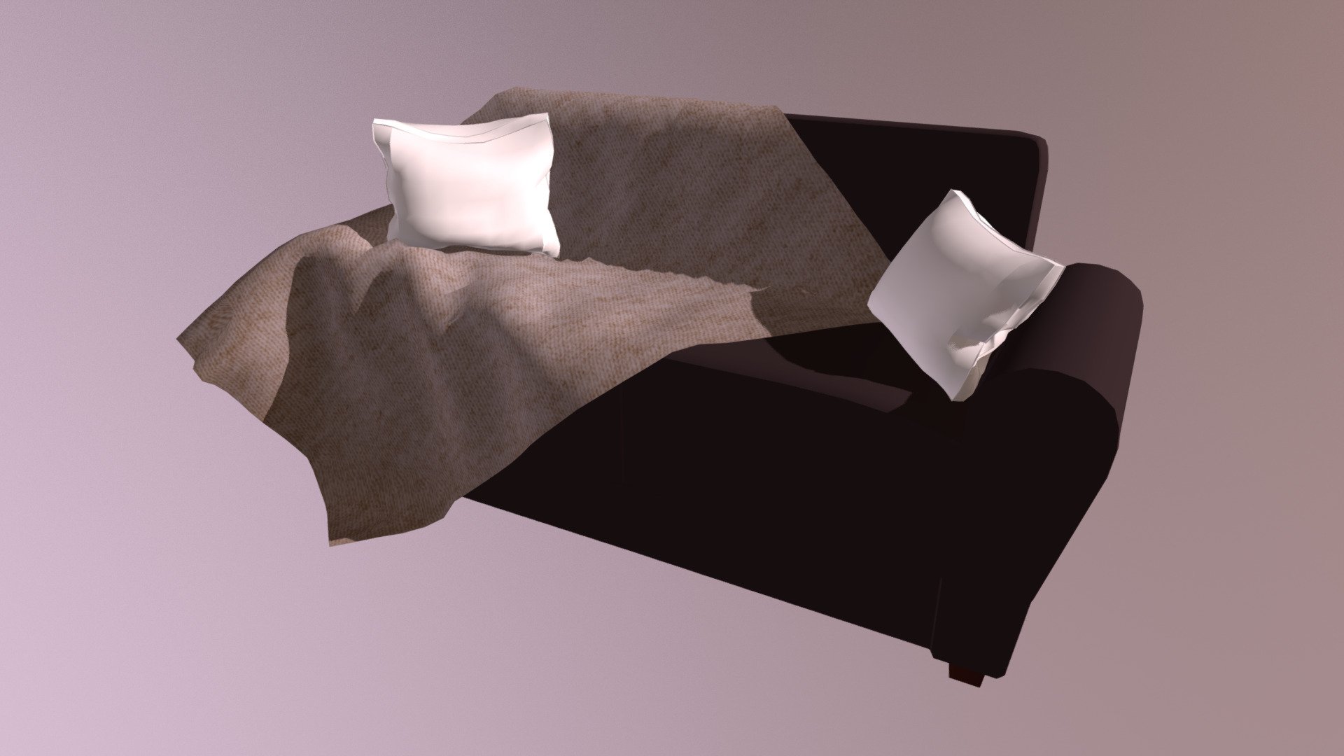 Messy couch - Download Free 3D model by laanita [bcaaf67] - Sketchfab