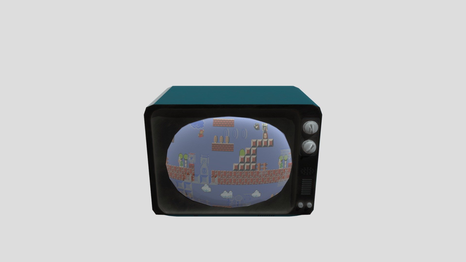 Retro TV - 3D model by ina.soell [bcabc65] - Sketchfab