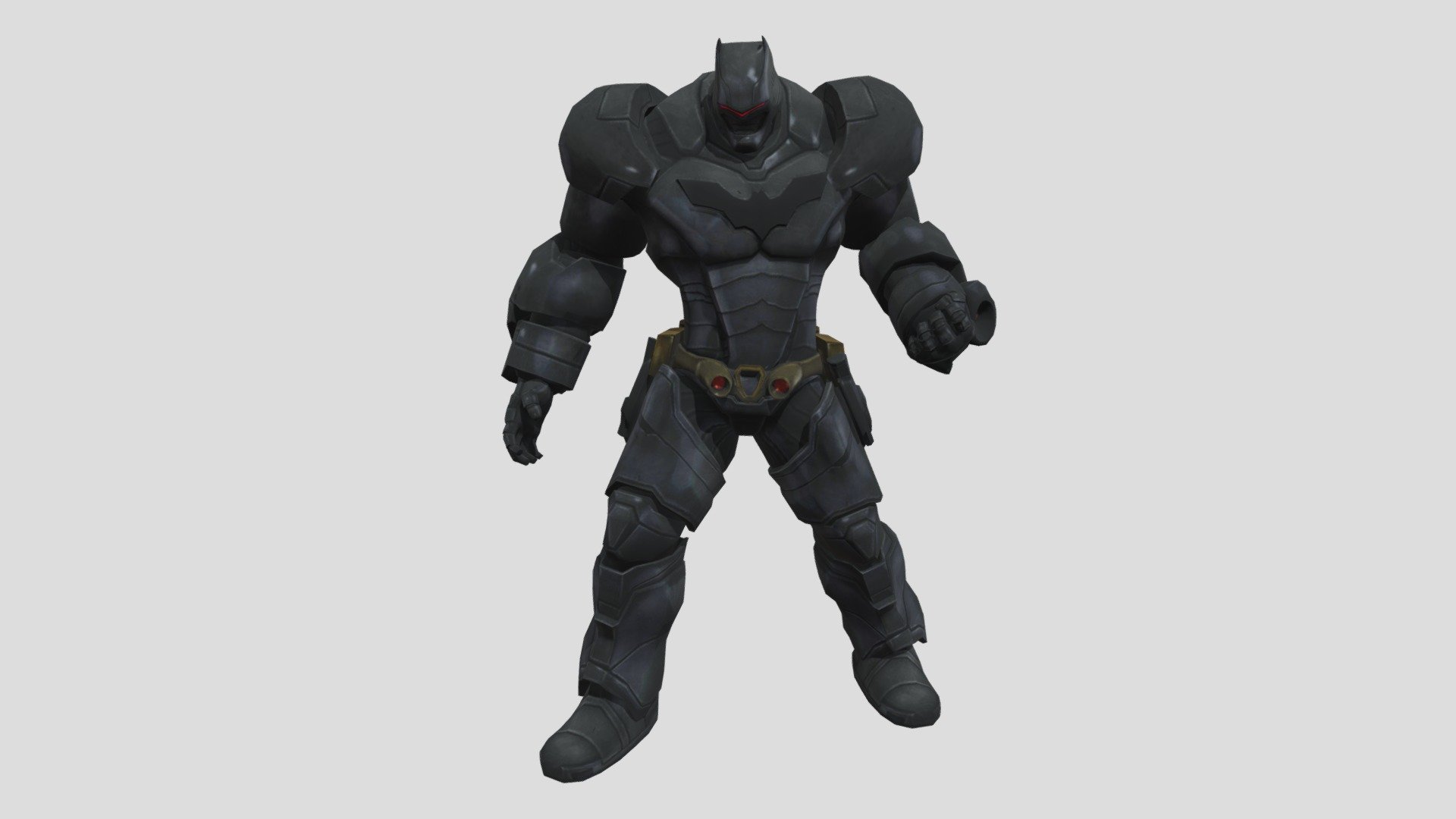 Batman Armored(Textured)(Rigged) - Download Free 3D model by 3D MODELS ...