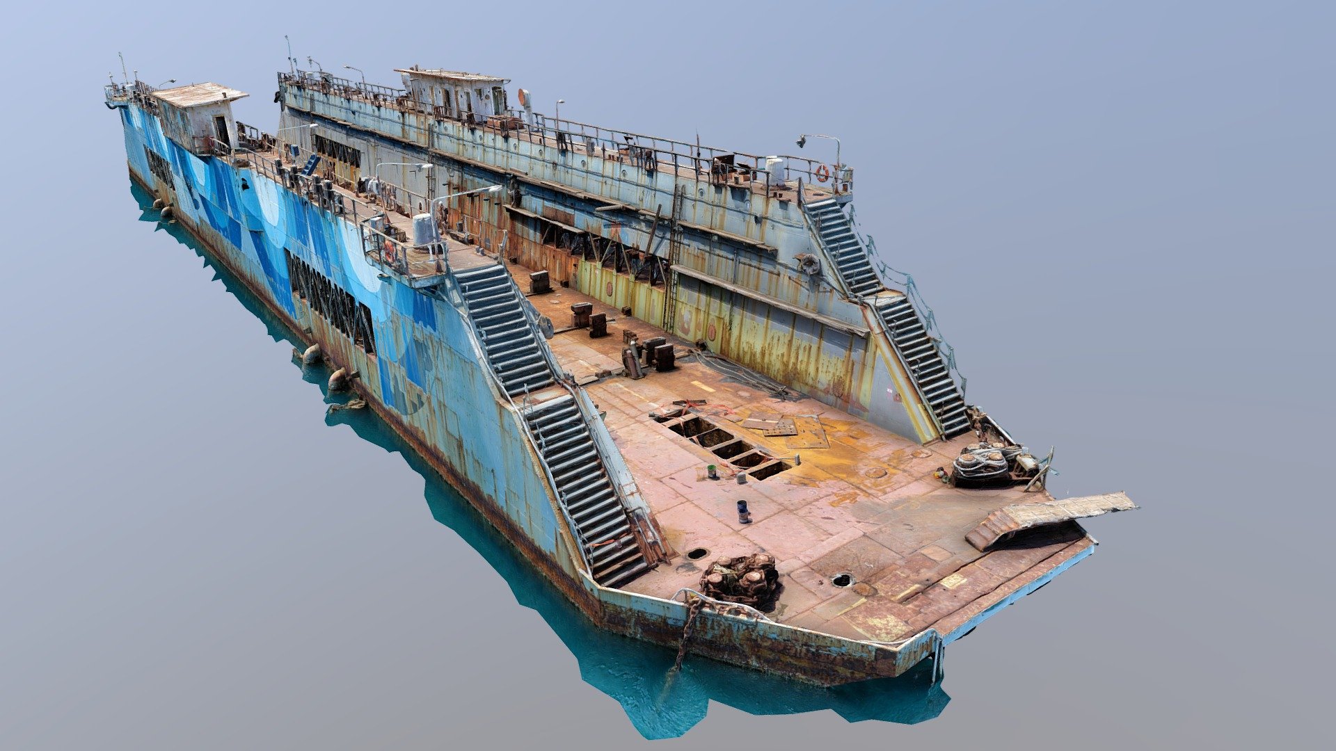 Dok 9, Cres Shipyard - 3D model by Grga Frangeš - Mjesto i Vrijeme ...