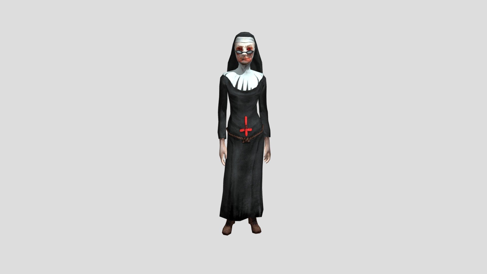 Evil nun 2 - Download Free 3D model by dallas.wilkerson [bcad470] - Sketchfab