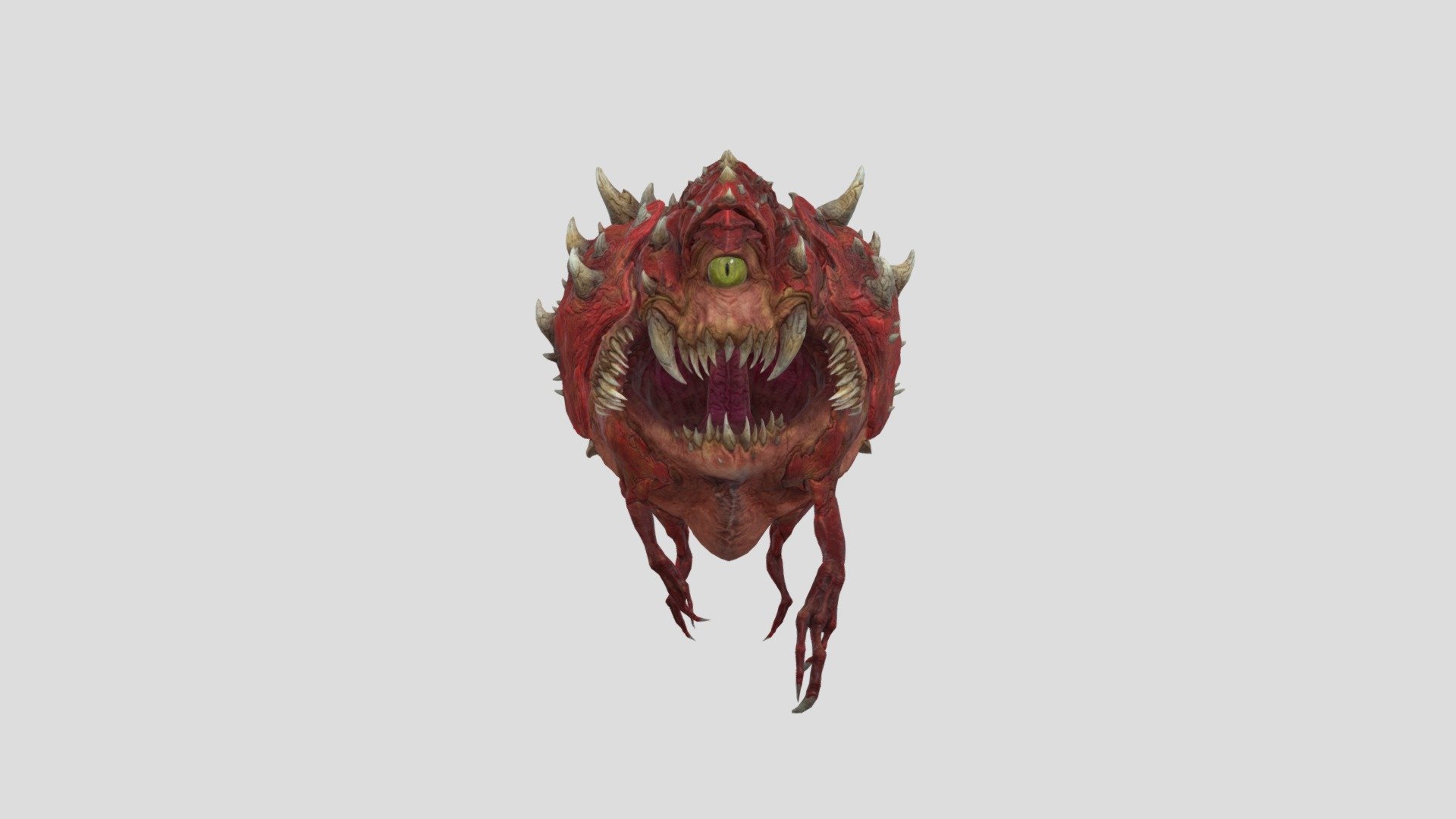 Cacodemon - Download Free 3D model by irons3th [bcaf1f6] - Sketchfab