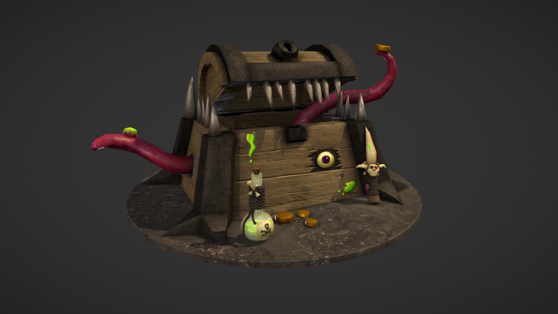 The Creature's Chest - 3D model by Hayley Ritchie (@hayleyritchie ...