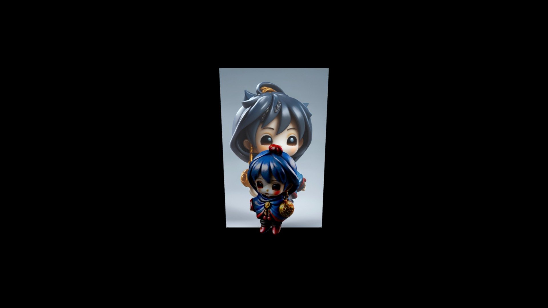 A cartoon character holding a ball in his hand. - Download Free 3D ...