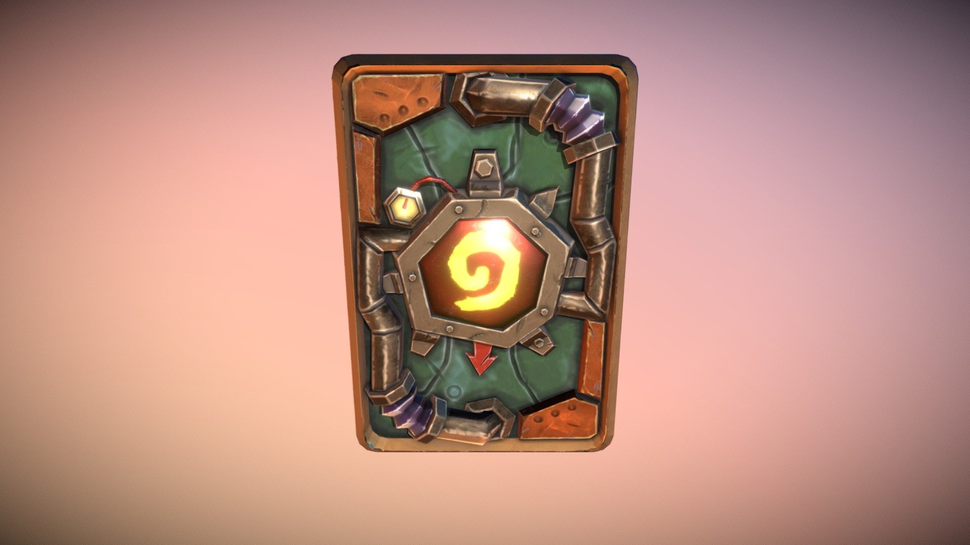 Earthstone CardBack - Golblin Theme - PBR - 3D model by augustin ...