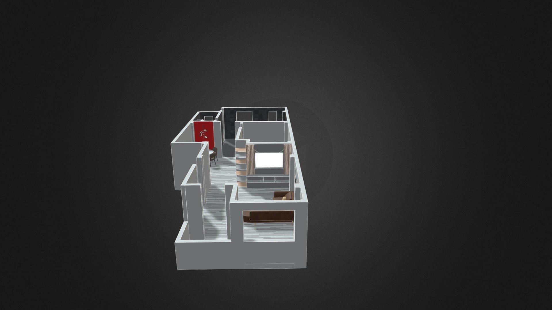 Mini Condo - 3D model by ZayyarHtoon [bcb23cb] - Sketchfab