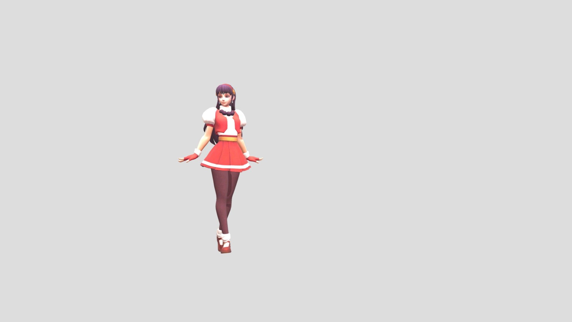 Hero_Guinevere_Athena_Asamiya_Lobby - Download Free 3D model by ...