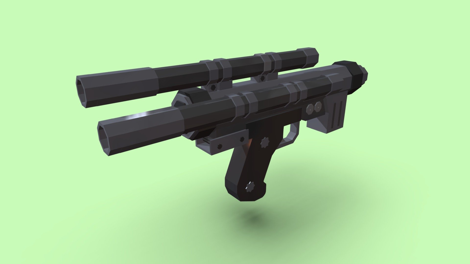 SE-14C Blaster Pistol - Minecraft - 3D model by LZ Blocks (@LZBlocks ...