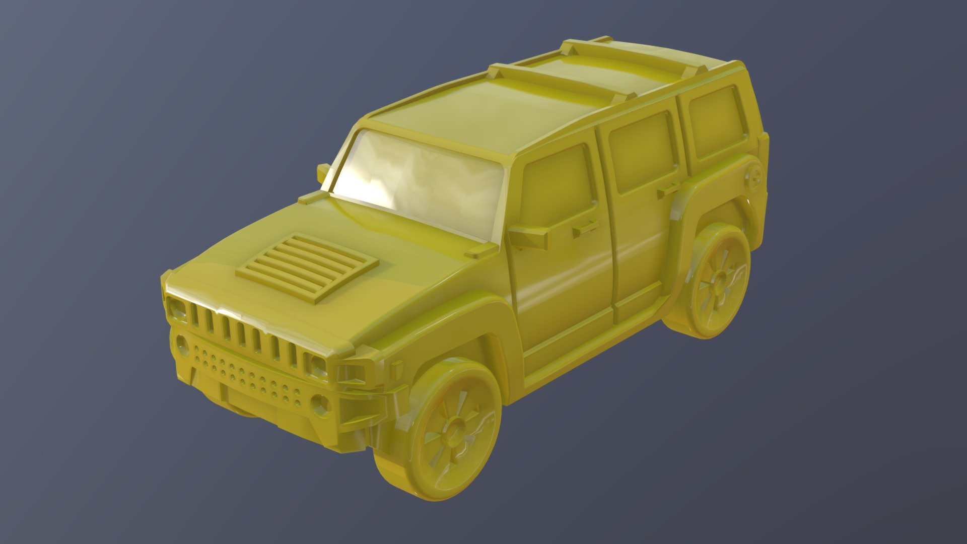 Miniature 3D Printable Hummer H3 - 3D model by Rita Puhakka ...